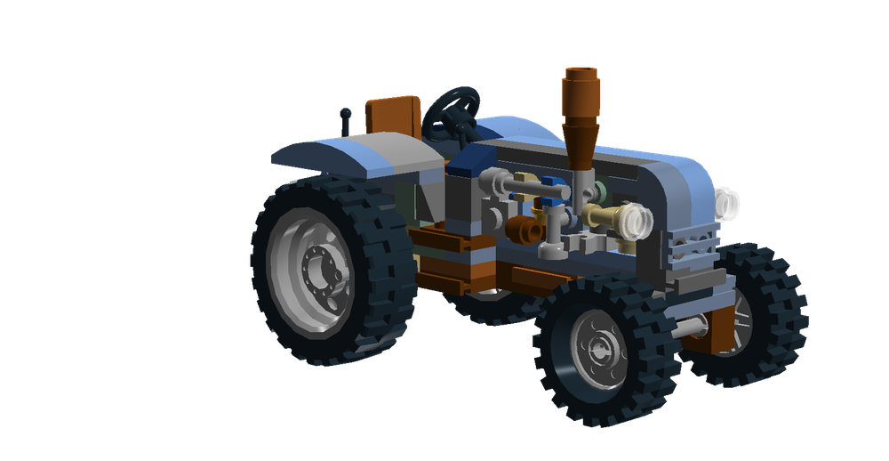 LEGO MOC rustbucket, old farm tractor by Otello1980 | Rebrickable ...