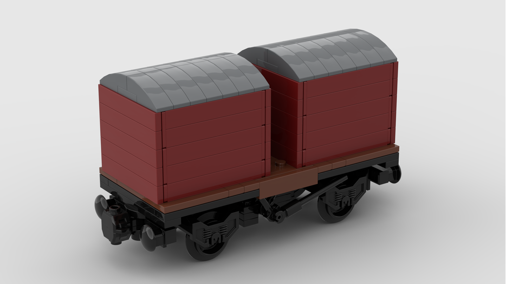 Lego Moc British Rail Conflat 7w By Jg Locomotive Works Rebrickable