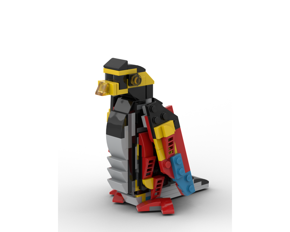 Lego Moc Penguin By Zengogobrick Rebrickable Build With Lego