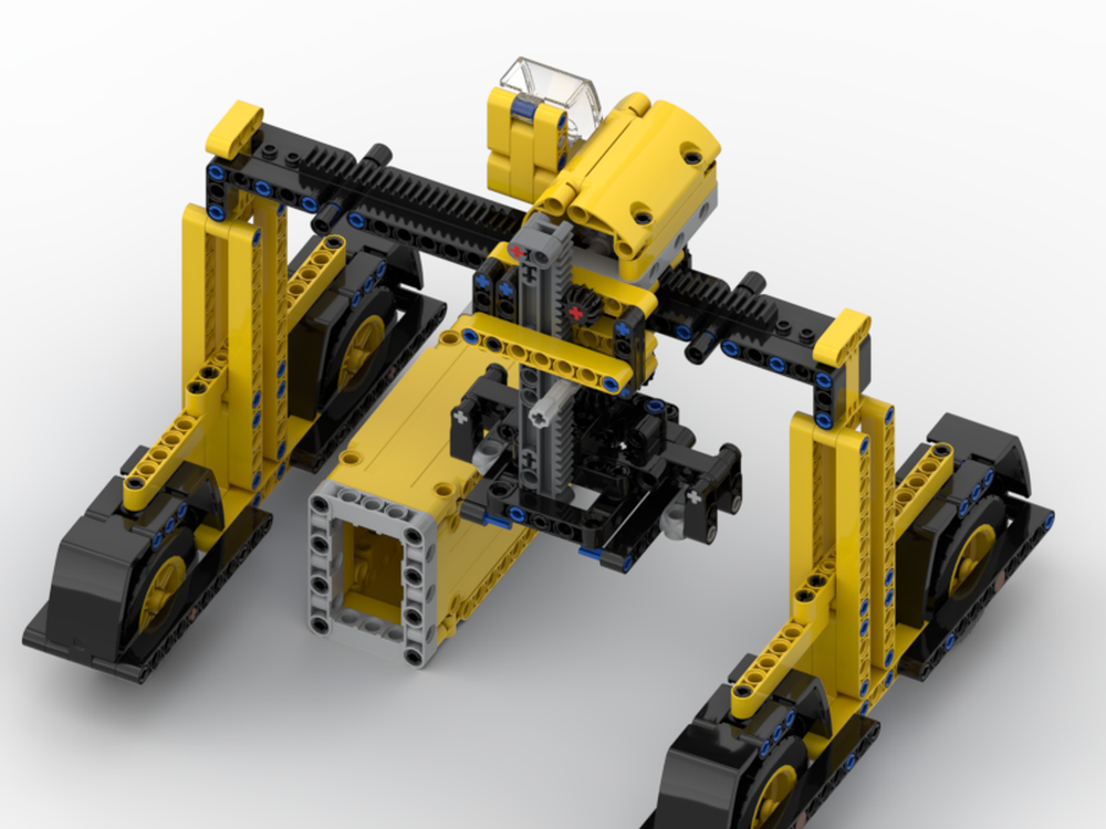 LEGO MOC Straddle Carrier by A_Dilophosaurus | Rebrickable - Build with ...