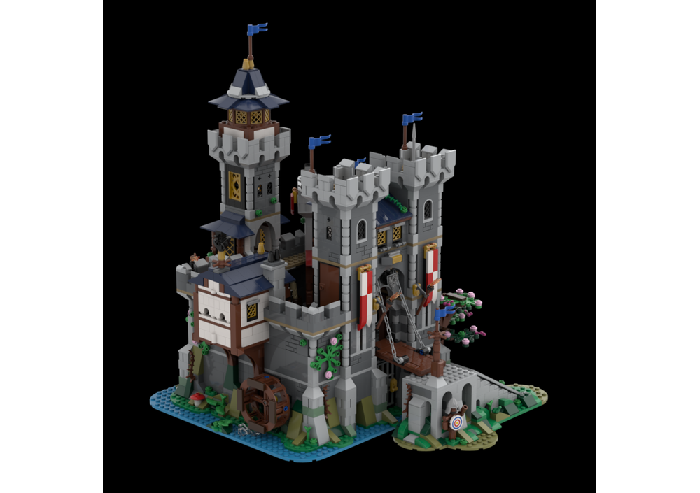 Lego Moc Falcon Keep By Theastralj Rebrickable Build With Lego