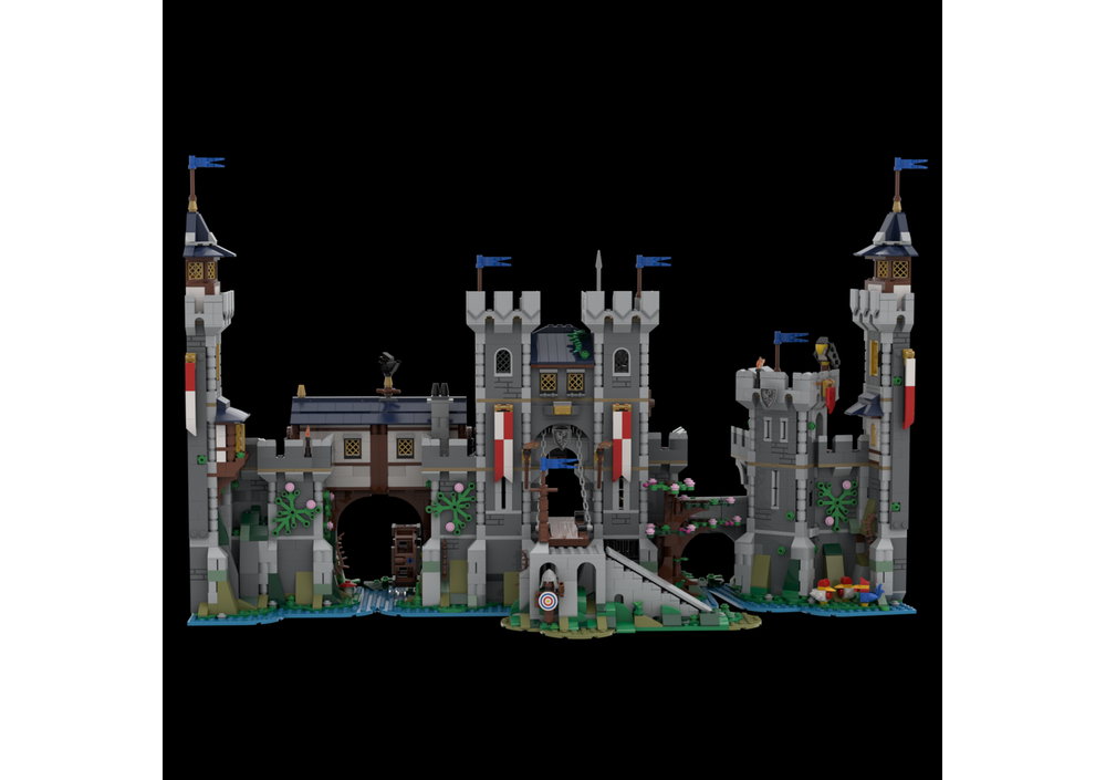 Lego Moc Falcon Keep By Theastralj Rebrickable Build With Lego