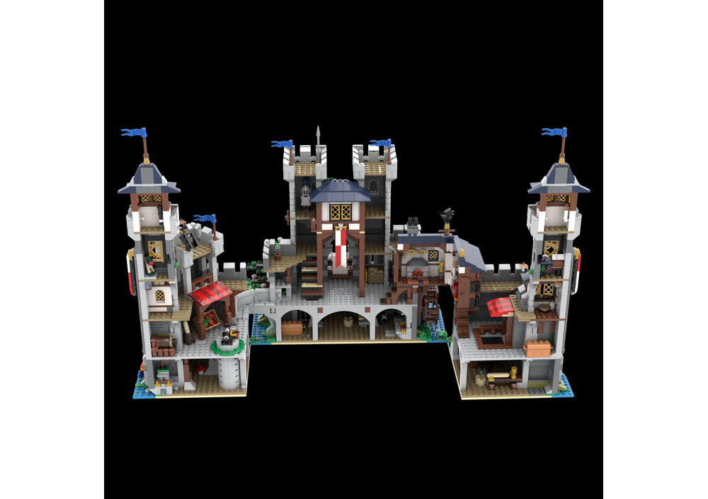 Lego Moc Falcon Keep By Theastralj Rebrickable Build With Lego