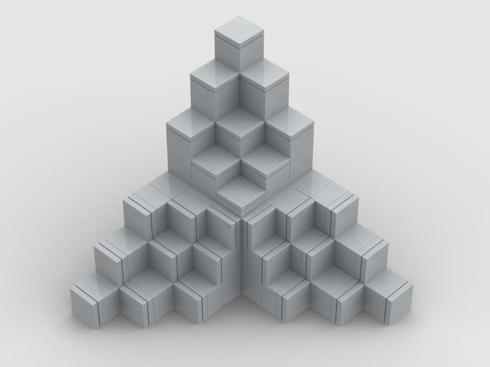 LEGO MOC geometric test by PezzidiLego | Rebrickable - Build with LEGO