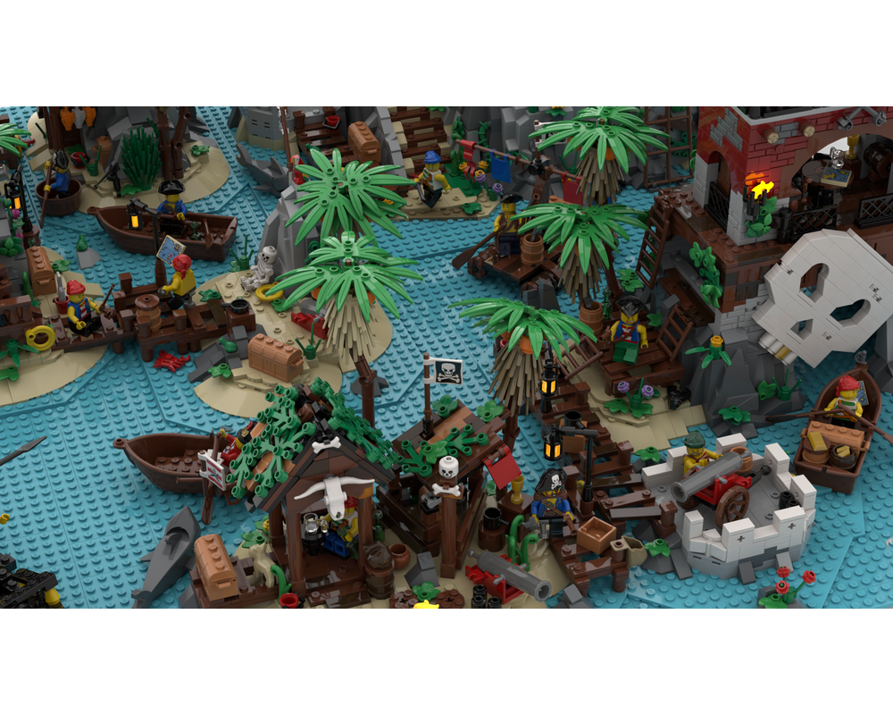 Lego Moc Pirates Islands Bundle By Legatoflegion Rebrickable