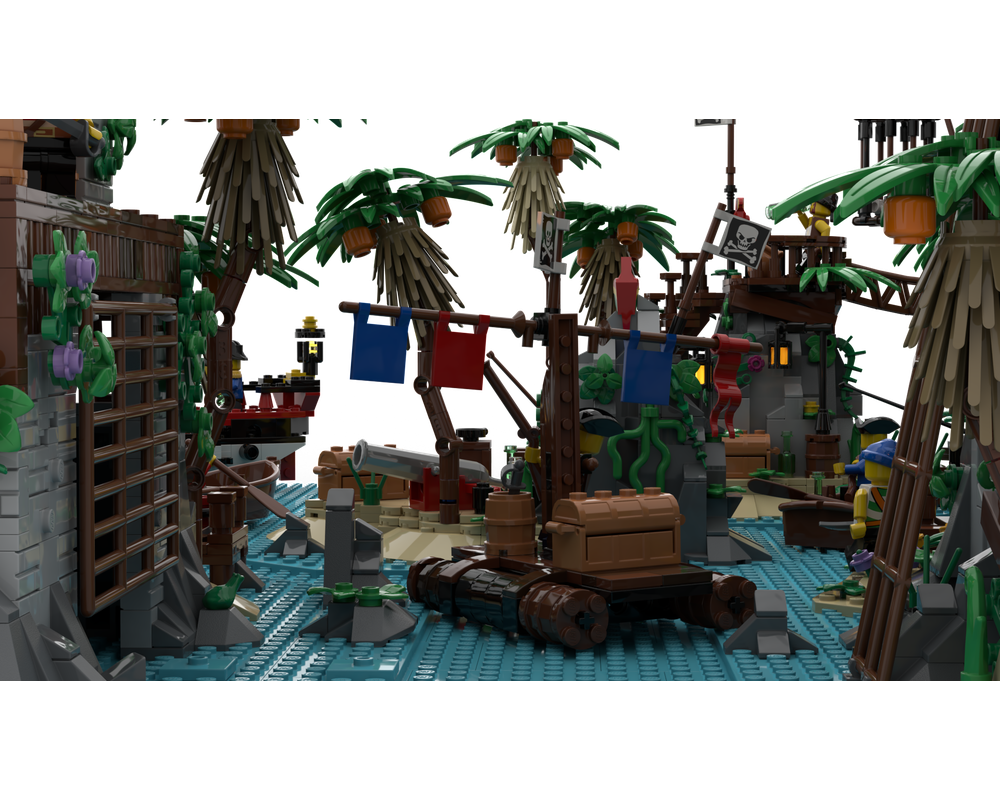 Lego Moc Pirates Islands Bundle By Legatoflegion Rebrickable
