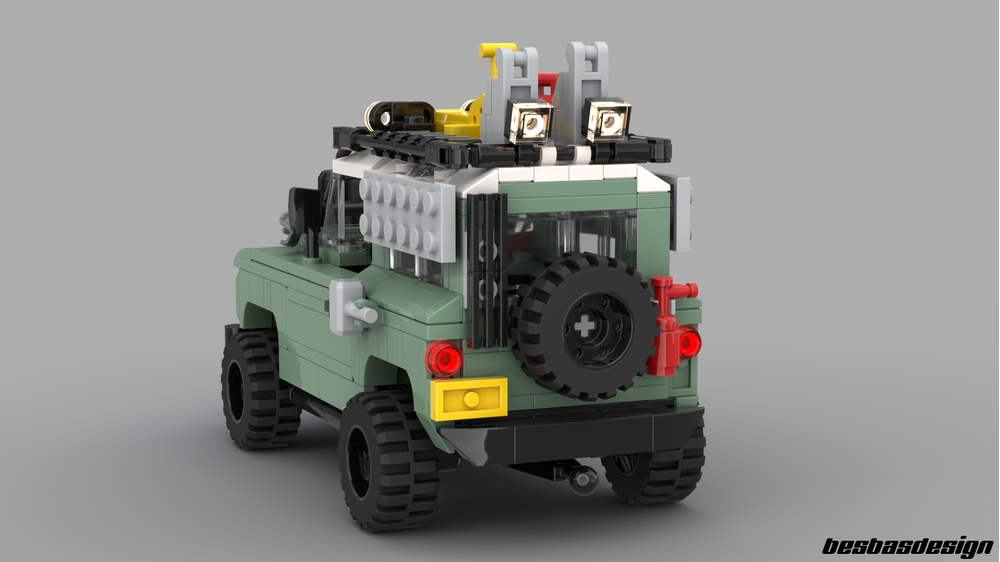 LEGO MOC Land Rover Classic Defender 90 (mini 10317) by besbasdesign ...