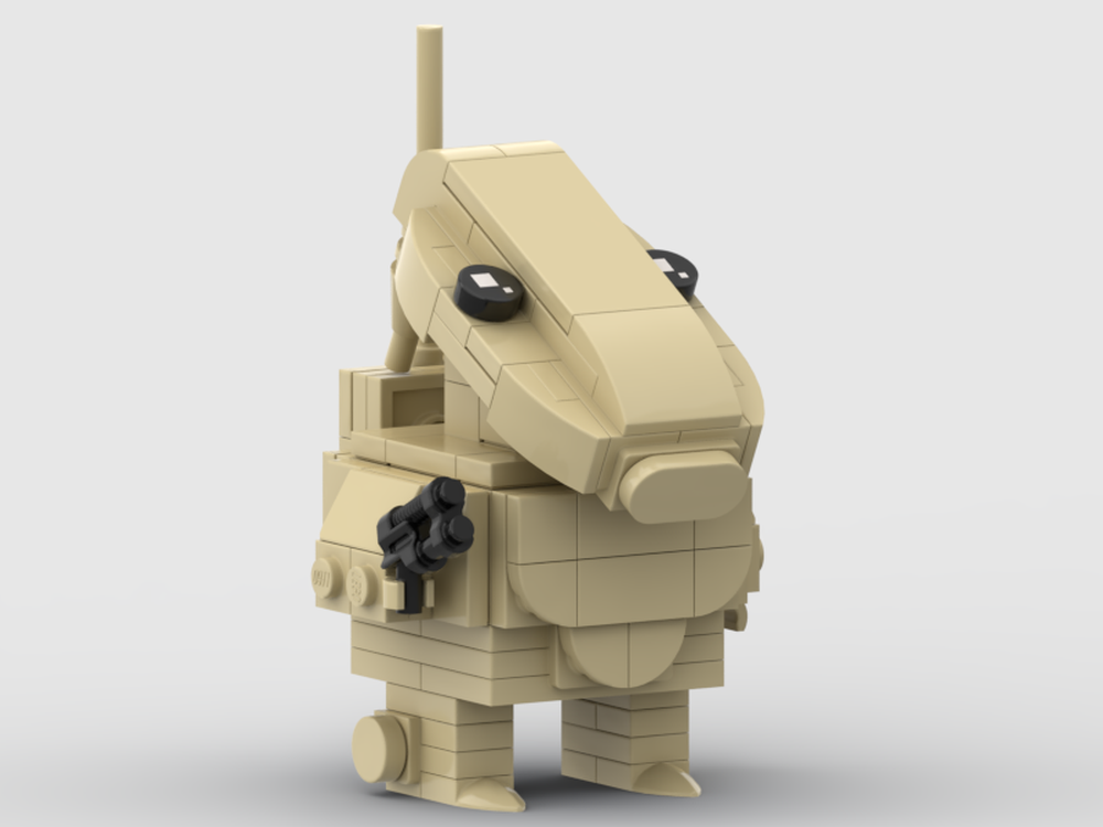 LEGO MOC Battle droid BrickHead by Bricks_by_Dani | Rebrickable - Build ...