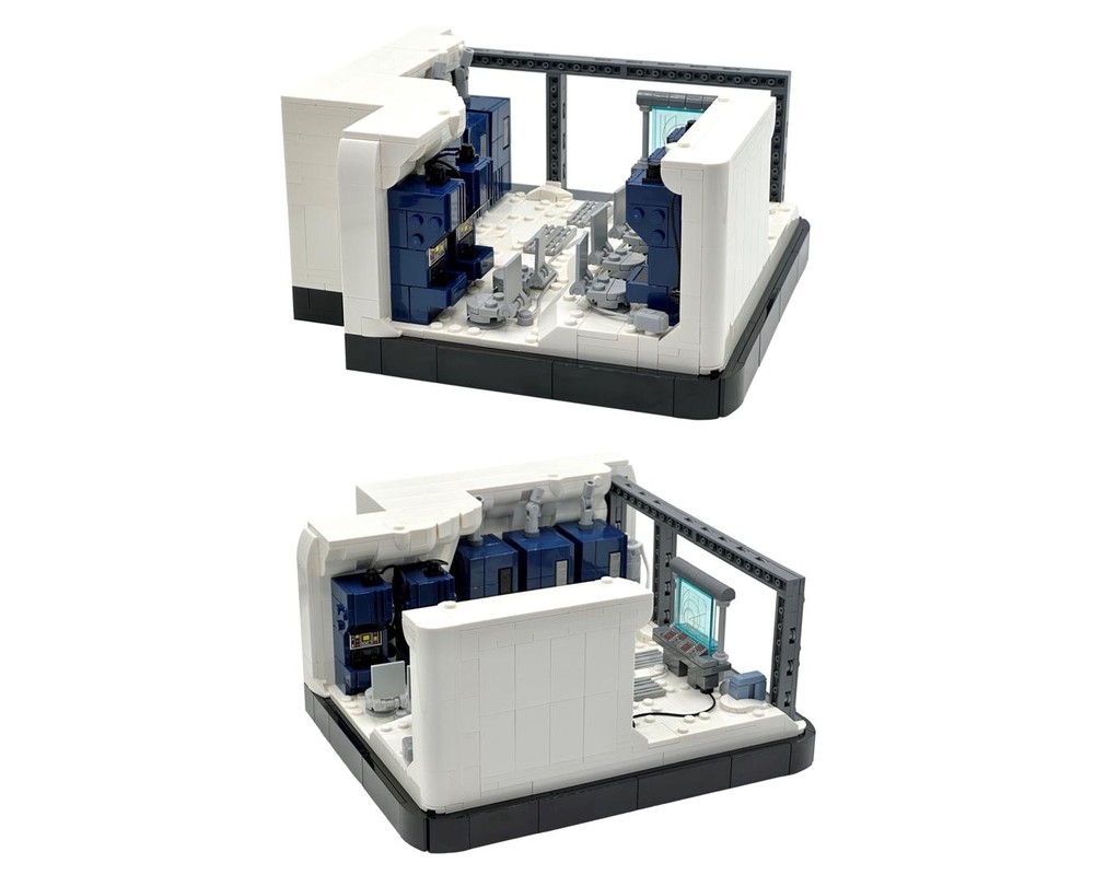 Lego Moc Hoth Echo Base Command Center Diorama Moc By Thecreatorrmocs