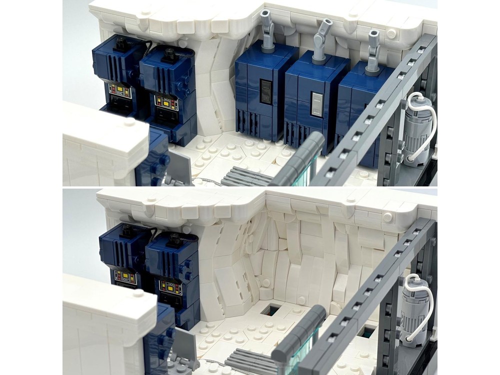 Lego Moc Hoth Echo Base Command Center Diorama Moc By Thecreatorrmocs