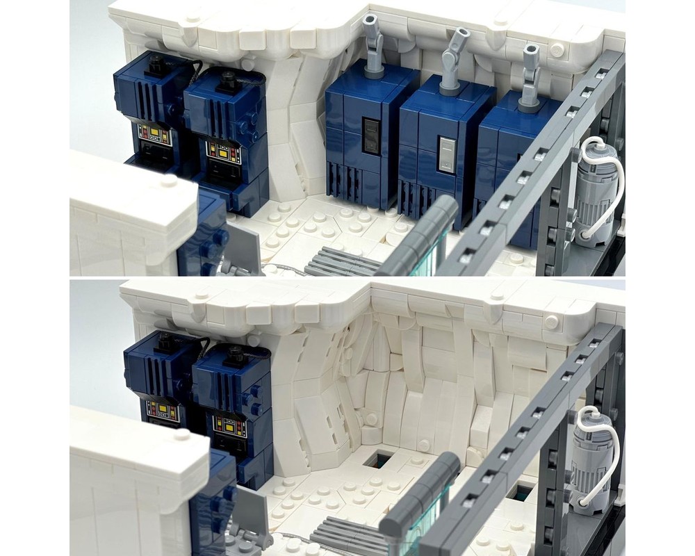 LEGO MOC Hoth Echo Base Command Center Diorama MOC by thecreatorrmocs ...