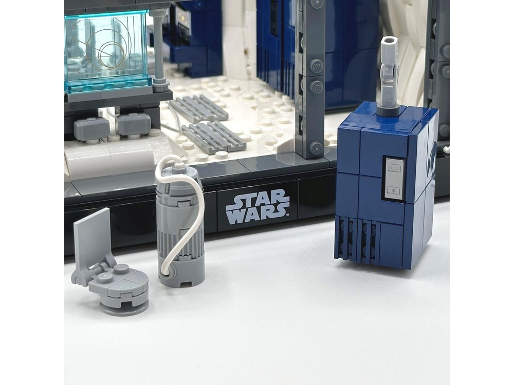 Lego Moc Hoth Echo Base Command Center Diorama Moc By Thecreatorrmocs