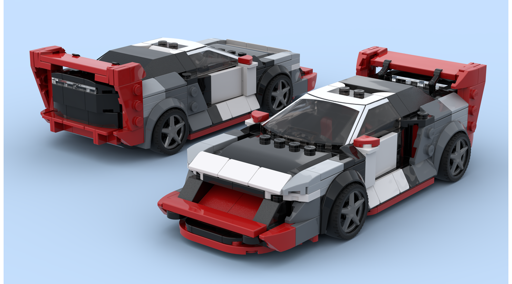 LEGO MOC MOCturnal Audi S1 e-tron Hoonitron by MOCturnal | Rebrickable ...