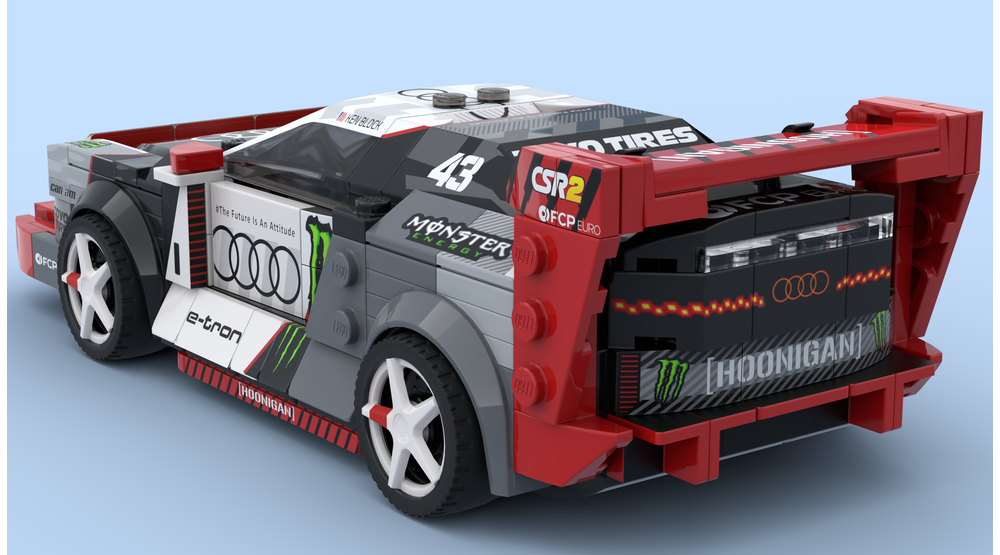 Lego Moc Mocturnal Audi S1 E Tron Hoonitron By Mocturnal Rebrickable