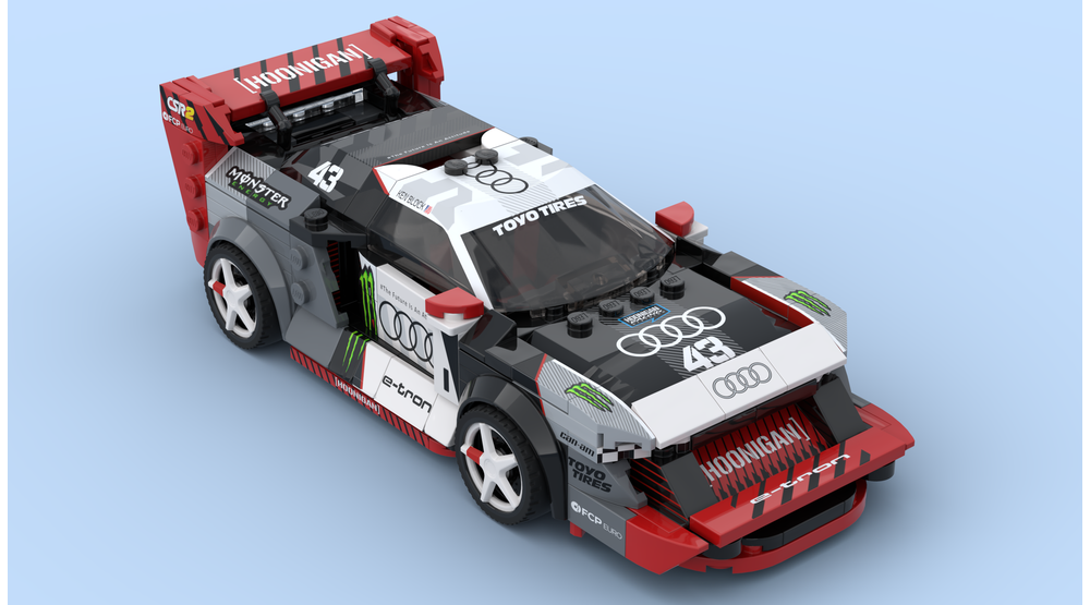 Lego Moc Mocturnal Audi S1 E Tron Hoonitron By Mocturnal Rebrickable