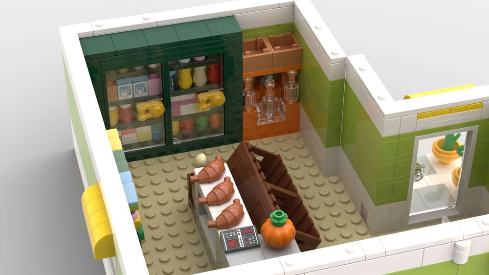 LEGO MOC Super market by Brickflowers | Rebrickable - Build with LEGO