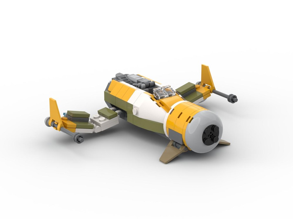 LEGO MOC Fireball Microfighter by JaoGosma | Rebrickable - Build with LEGO