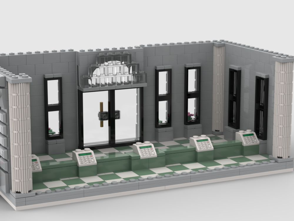 Lego Moc Modular Bank By Steineonkel Rebrickable Build With Lego