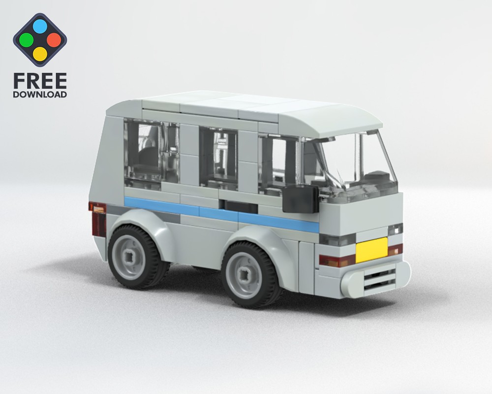LEGO MOC 1991 Subaru Sambar Van by OneBrickPony | Rebrickable - Build ...