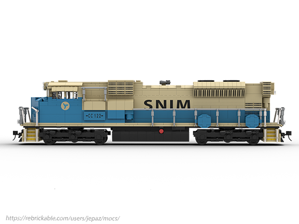 LEGO MOC Mauritania Railway SNIM SD70ACS by jepaz | Rebrickable - Build ...