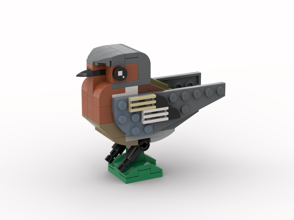 LEGO MOC Simple Chaffinch by SKABRAM | Rebrickable - Build with LEGO