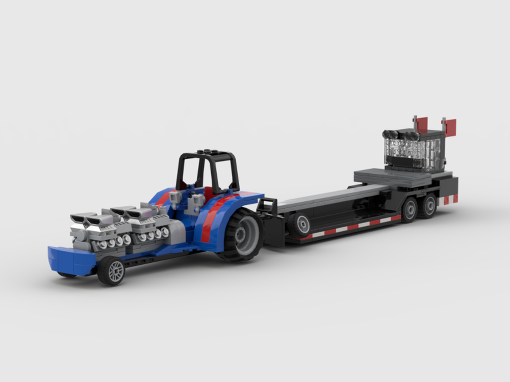 LEGO MOC Modified Pulling Tractor by JIDBrickCreations | Rebrickable ...