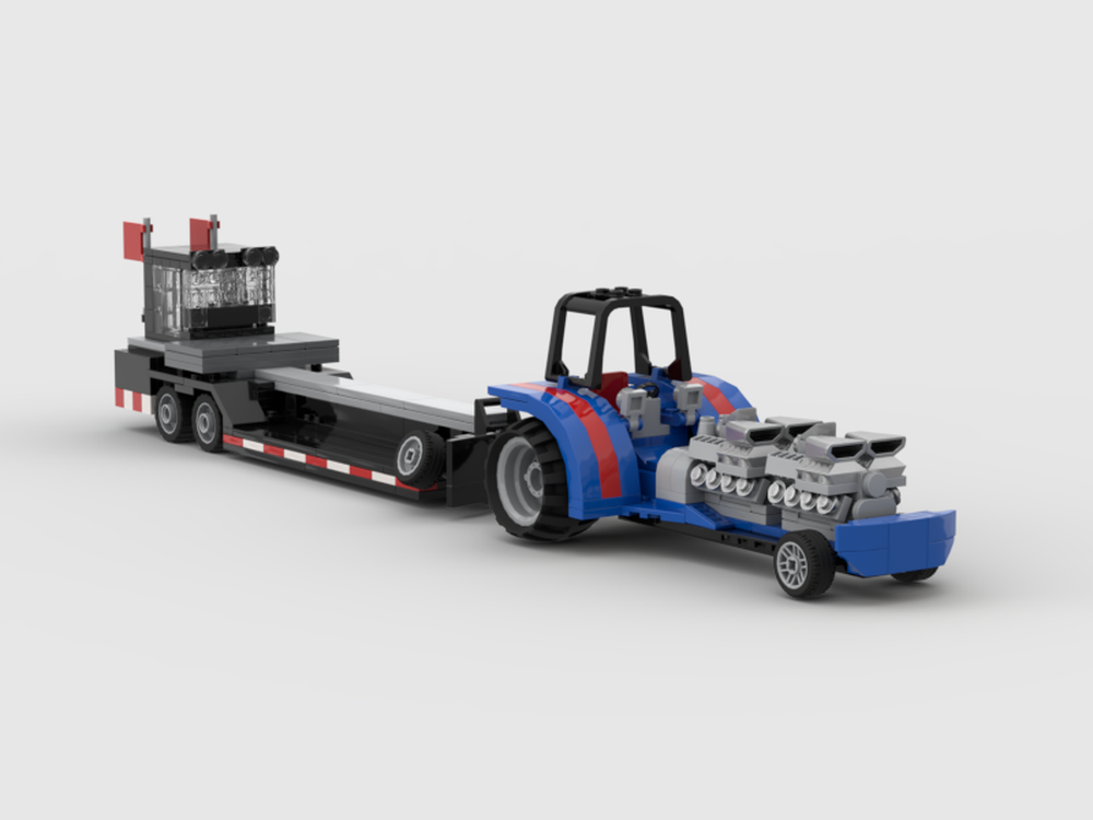 LEGO MOC Modified Pulling Tractor by JIDBrickCreations | Rebrickable ...