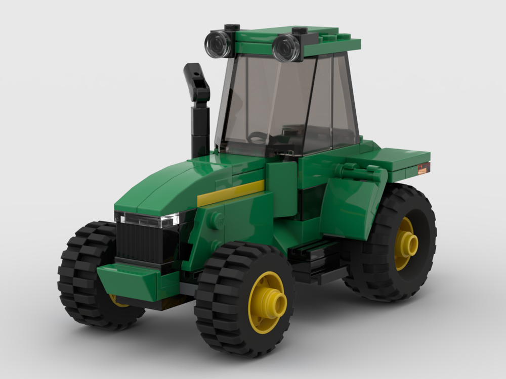 LEGO MOC John Deere Tractor by JIDBrickCreations | Rebrickable - Build ...