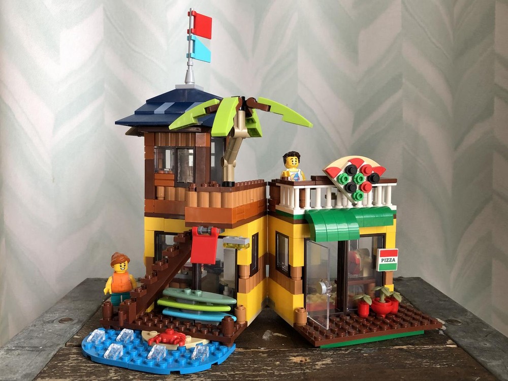 LEGO MOC Boardwalk Pizza by phoester | Rebrickable - Build with LEGO