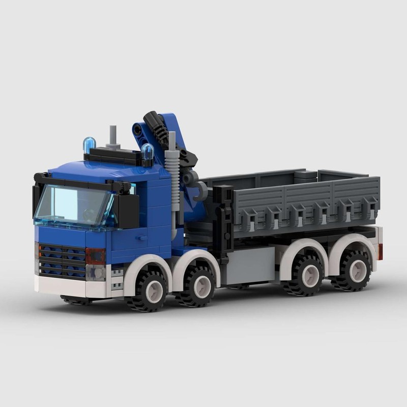 LEGO MOC Lego City THW Dump Truck 8x8 with Crane by nicolas_brick ...