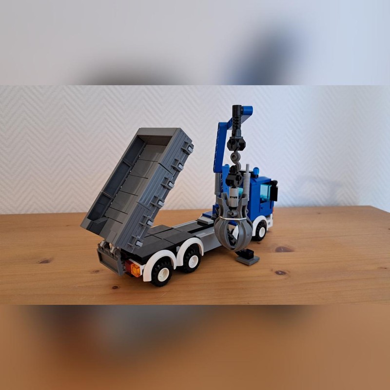 LEGO MOC Lego City THW Dump Truck 8x8 with Crane by nicolas_brick ...