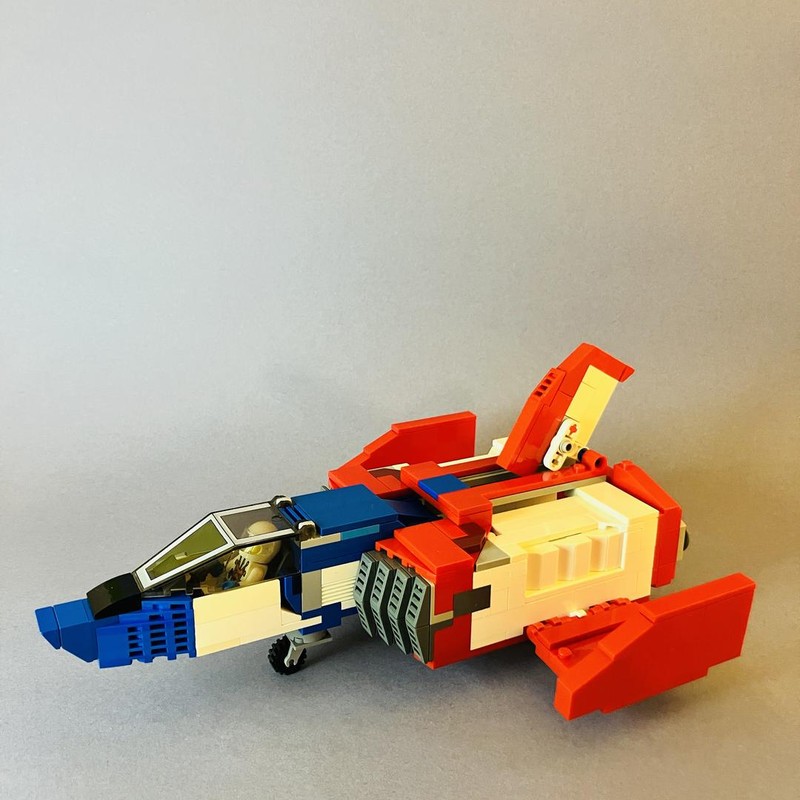 LEGO MOC MOBILE SUIT GUNDAM - CORE FIGHTER by TheLegoGuy31 | Rebrickable - Build with LEGO