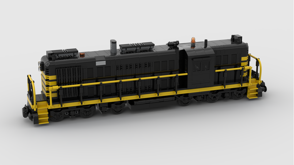 LEGO MOC Diesel locomotive -- Alaska Railroad ALCO MRS-1 -- MOC by Mimi68 | Rebrickable - Build ...