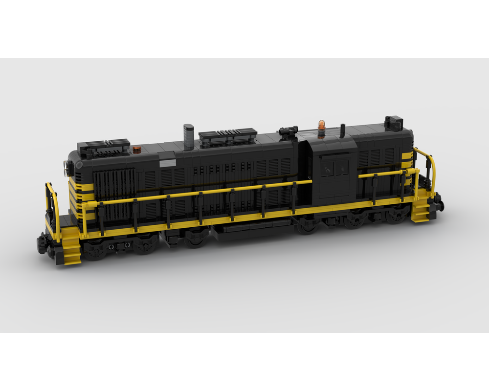 Lego Moc Diesel Locomotive Alaska Railroad Alco Mrs 1 Moc By