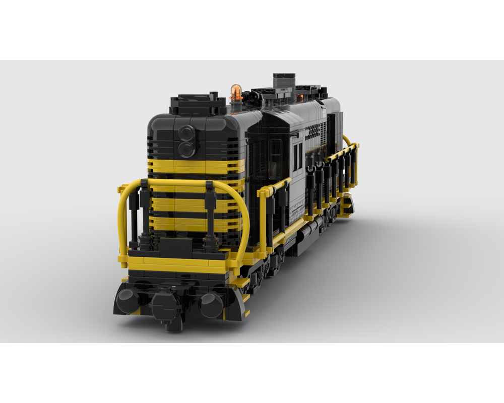 Lego Moc Diesel Locomotive Alaska Railroad Alco Mrs 1 Moc By