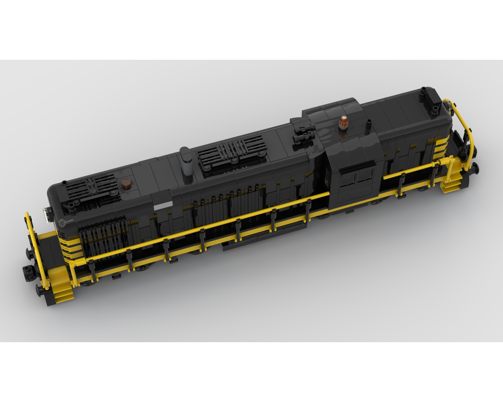 LEGO MOC Diesel locomotive -- Alaska Railroad ALCO MRS-1 -- MOC by ...