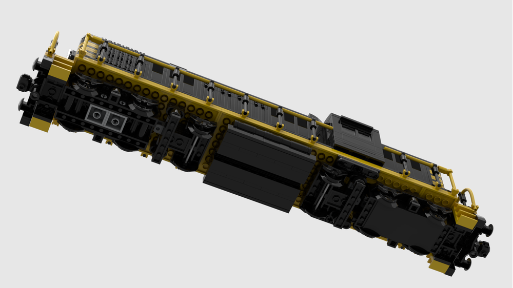 Lego Moc Diesel Locomotive Alaska Railroad Alco Mrs 1 Moc By