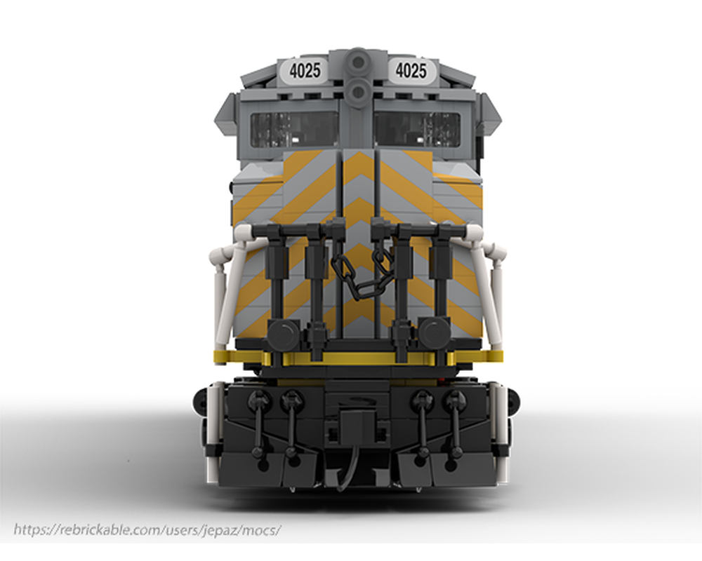 LEGO MOC Saudia Arabia Railways SAR SD70ACS by jepaz | Rebrickable ...