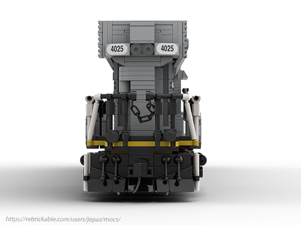 LEGO MOC Saudia Arabia Railways SAR SD70ACS by jepaz | Rebrickable ...
