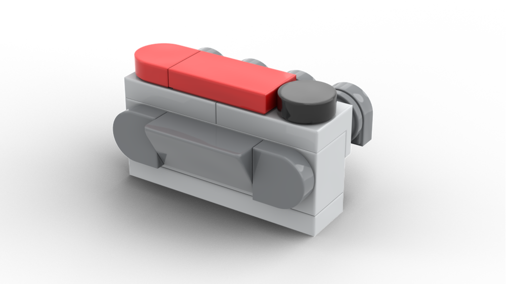 LEGO MOC Transverse Inline 4 Engine by Rocha11 | Rebrickable - Build ...
