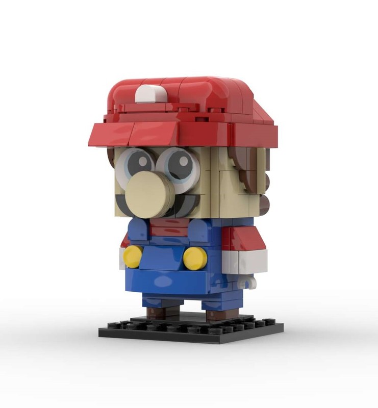 LEGO MOC Mario (Super Mario Bros) by delight_moc | Rebrickable - Build ...