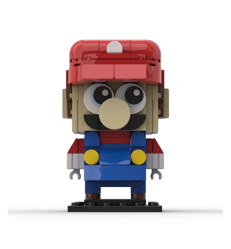 LEGO MOC Mario (Super Mario Bros) by delight_moc | Rebrickable - Build ...