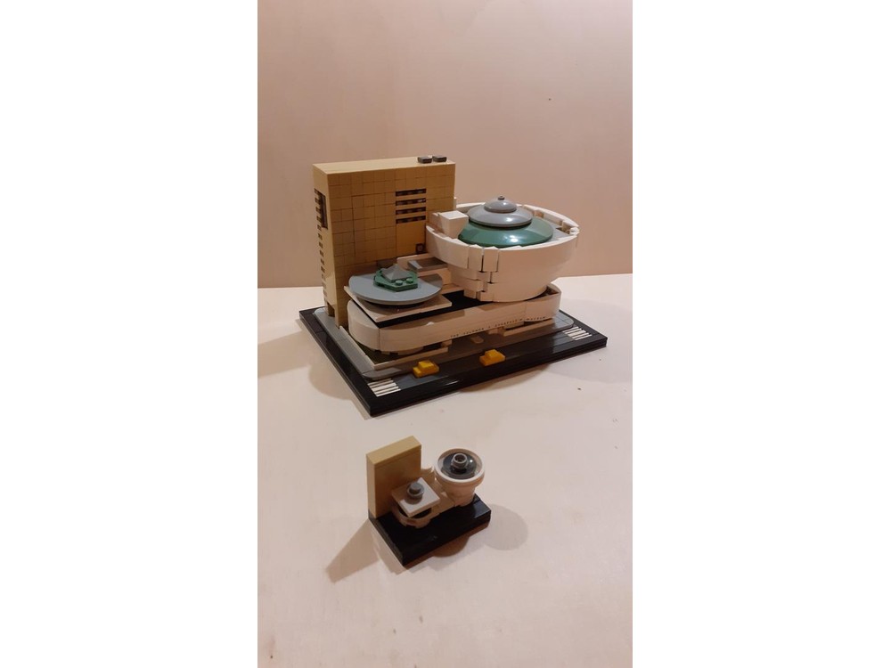 Lego Moc Mini Guggenheim Museum By Tcdamen Rebrickable Build With Lego