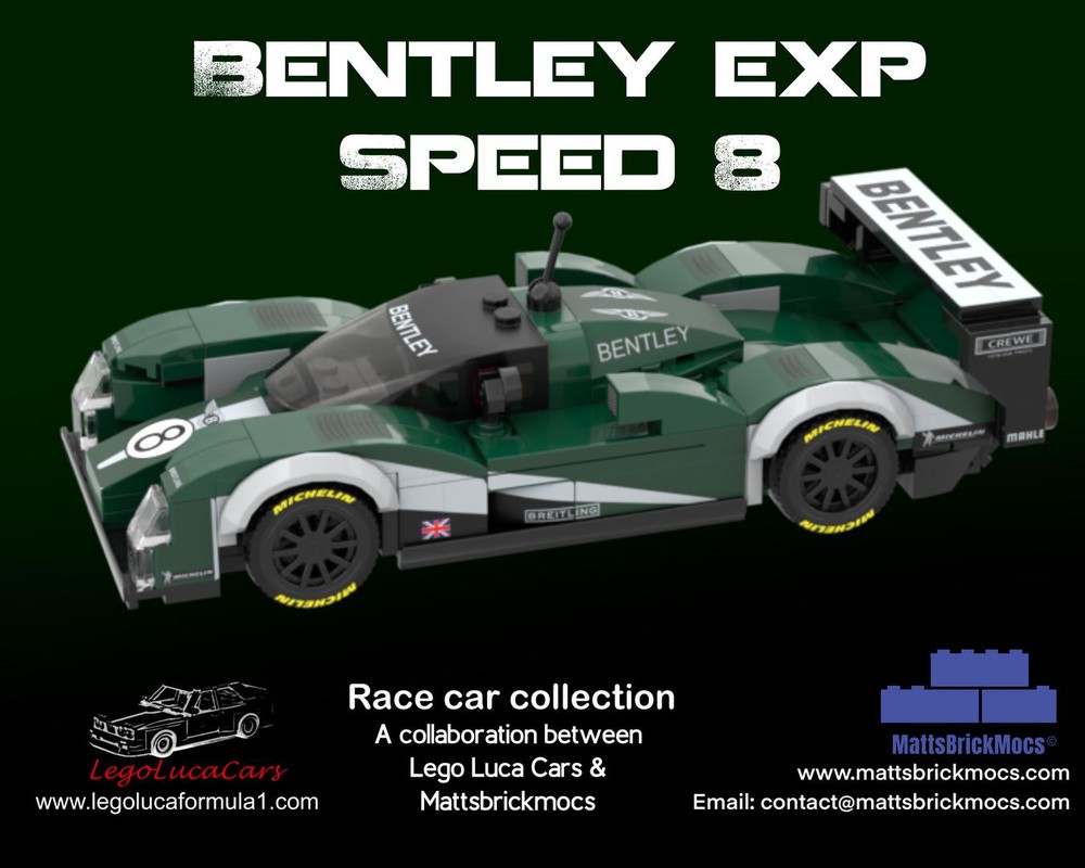 LEGO MOC Bentley EXP Speed 8 by Mattsbrickmocs | Rebrickable - Build ...
