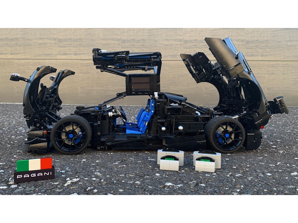 Lego Moc Pagani Huayra Bc By Astyanax Rebrickable Build With Lego