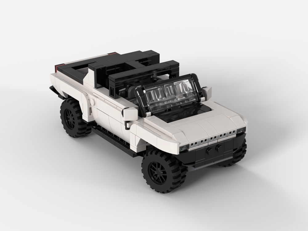 Lego Moc Gmc Hummer Ev By Dinhtuankiet Rebrickable Build With Lego