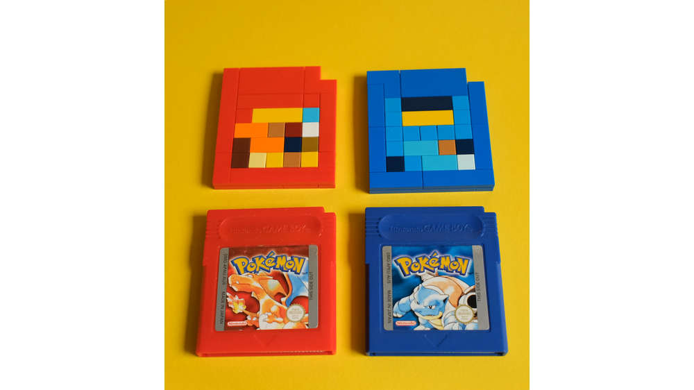LEGO MOC Gameboy Games: Pokemon Red, Pokemon Blue, Tetris, Zelda by ...