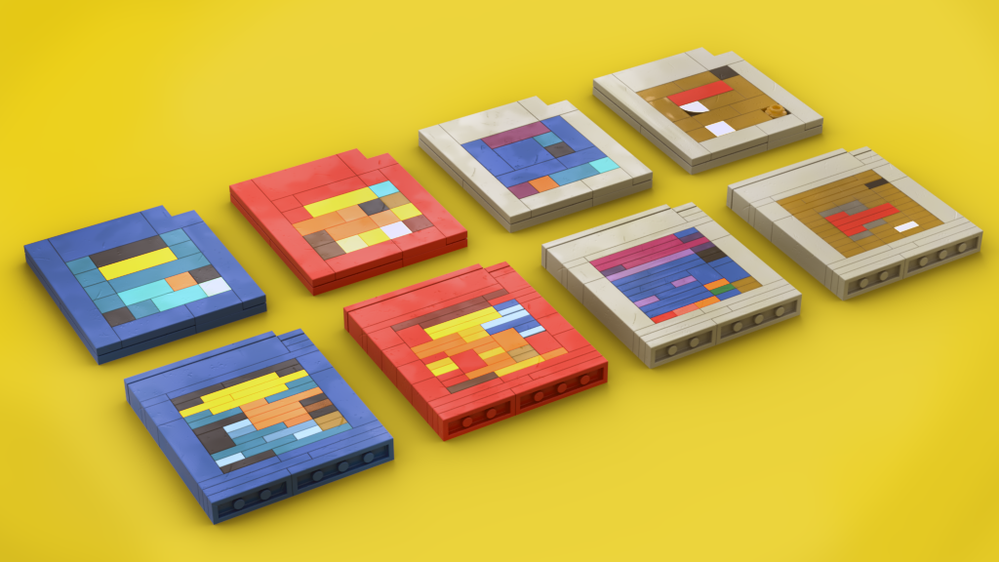 LEGO MOC Gameboy Games: Pokemon Red, Pokemon Blue, Tetris, Zelda by ...