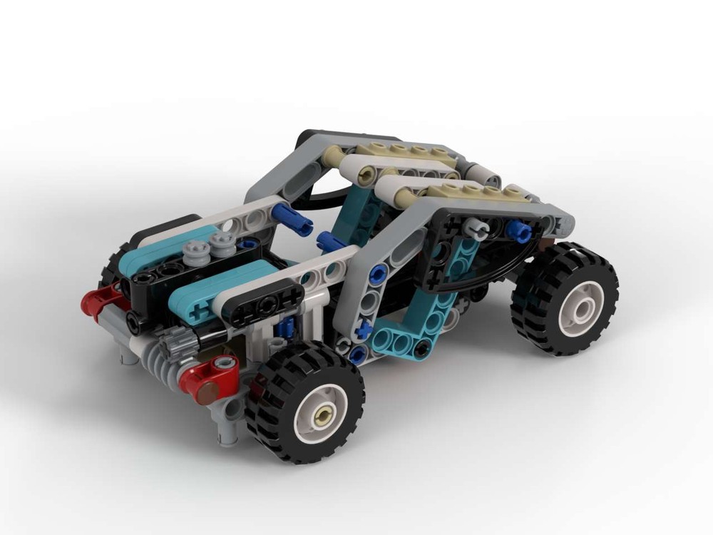 LEGO MOC 42133 alt - Muscle car (steering, pistons, rear-wheel drive) by richidello ...