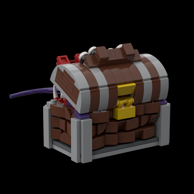 LEGO MOC Mimic Chest Monster by Check_out_my_bricks | Rebrickable ...